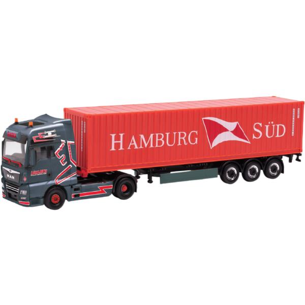 Oehlrich Hamburg Sud MAN TGX XXL Euro トラック / Herpa 1/87 建設機械模型 工事車両
