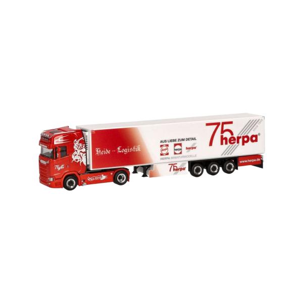 Herpa Heide Logistik Scania CS20HD 冷蔵セミトレーラー Herpa Sommerfest 2024 957007/ Herpa 1/87  模型