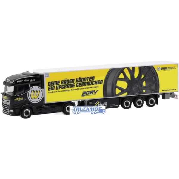 Spedition Kalbitz/Wheelworld-2DRV DAF XG reefer semitrailer冷蔵セミトレーラー トラック 模型 /Herpa 1/87