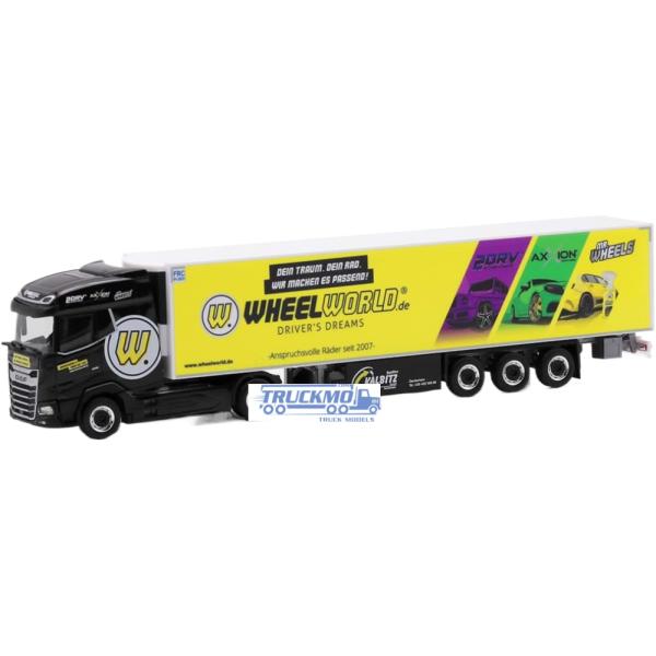 Spedition Kalbitz/Wheelworld-Driver-Dream DAF XG reefer semitrailer冷蔵セミトレーラー トラック 模型 /Herpa 1/87