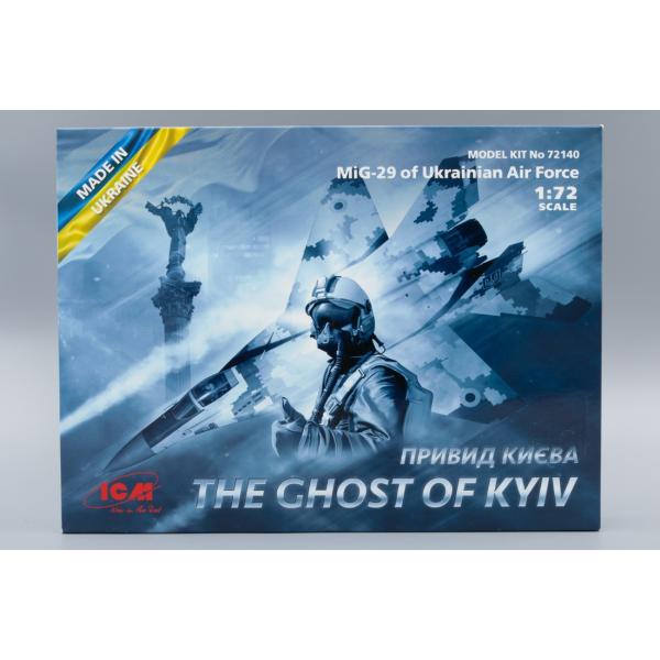 MiGミグ 29 The Ghost of Kyiv キエフの亡霊 ウクライナ空軍 /ICM 1/72 組み立てプラモキット模型