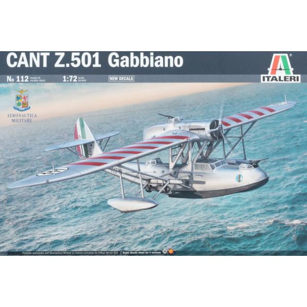 Italian flying boat CANT Z.501 Gabbiano (Vintage collection) 組み立てプラモキット模型 /Italeri 1/72