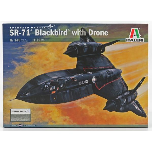 LOCKHEED MARTIN SR-71 BLACKBIRD ドローン付 1968/ ITALERI 1/72 ミニカー