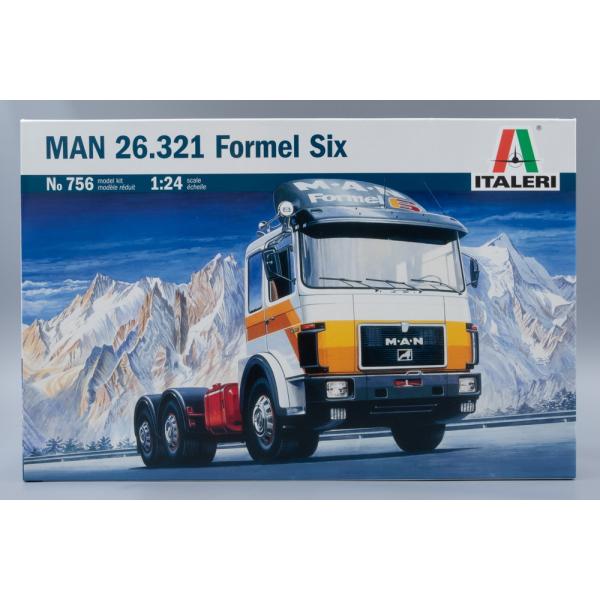 MAN 26.321 Formel Six トラクタートラック モデルキット/ ITALERI 1/24 模型