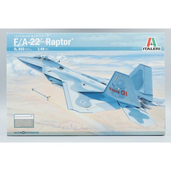 Lockheed Martinロッキードマーチン F/A 22 Raptor ラプター 組み立てプラモキット模型 /Italeriイタレリ 1/48