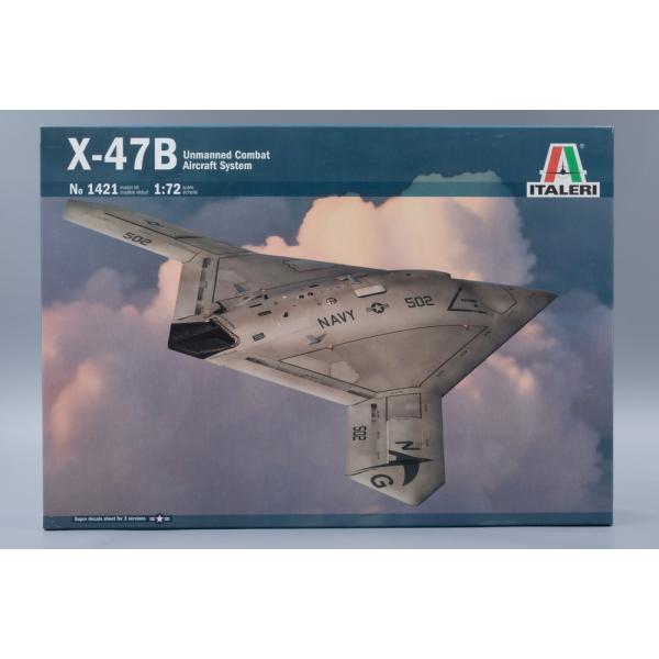 U.S. NAVY UCAS 無人戦闘攻撃機 X-47B モデルキット/ ITALERI 1/72 模型