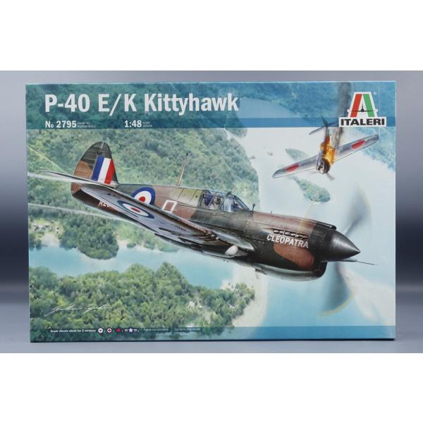 P-40 E/K Kittyhawk モデルキット / ITALERI 1/48 模型 プラスチックモデルキット