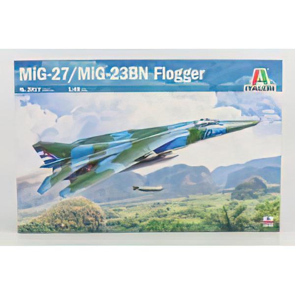 MIKOYAN-GUREVICH MIG-27 23BN AIRPLANE MILITARY 1971 //ITALERI 1/48模型モデルキット