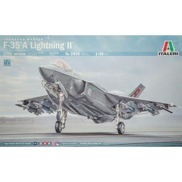 Lockheed Martinロッキードマーティン American Fighter F35A Lightning II 組み立てプラモキット模型 /Italeri 1/48