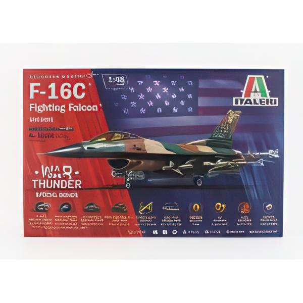 LOCKHEED MARTIN F-16C ファイティングファルコン 軍用機 1978/ ITALERI 1/48 プラモデル キット模型ミニカー