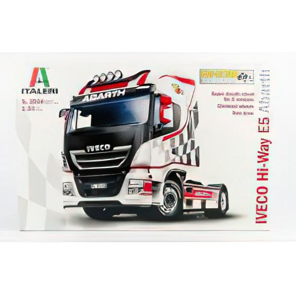 IVECO FIAT STRALIS HI-WAY TRACTOR TRUCK ABARTH 2-ASSI 2010 //ITALERI 1/24模型モデルキット