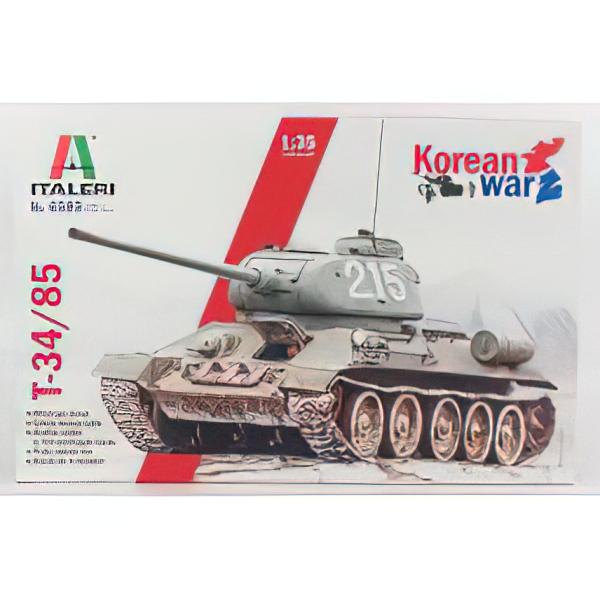 KAMPFPANZER T-34/85 MILITARY TANK KOREAN WAR 1944 //ITALERI 1/35模型モデルキット
