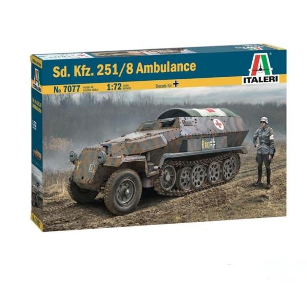 SdKFz 251/8 救急車 / ITALERI 1/72 プラスチックモデル模型