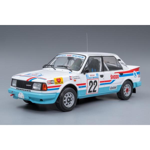 Skoda 130 LR No.22 Rallye WM Rally Acropolis 1986 S.Kvaizar/J.Janecek/ IXO 1/18 ミニカー