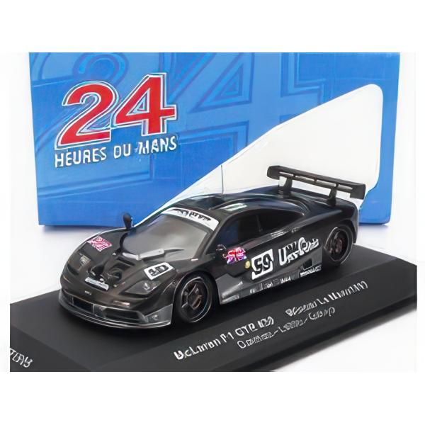 McLAREN F1 GTR UENO CLINIC N 59 WINNER 24h LE MANS 1995 (night version) Y.DALMAS M.SEKIYA JJ.LEHTO BLACK MET GREY/IXO 1/...