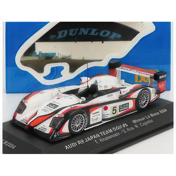 AUDI R8 3.6L TURBO V8 TEAM GOH AUDI SPORT JAPAN N 5 WINNER 24h LE MANS 2004 T.KRISTENSEN S.ARA R.CAPELLO WHITE RED/IXO 1...