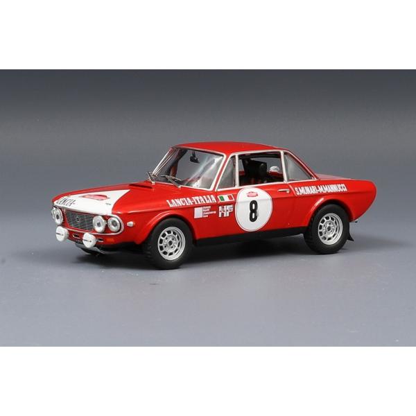 Lancia Fulvia 1600 Coupe HF 8号車 Marlboro ラリーサンレモ 1972 デカール付 S.Munari M.Mannucci/ IXO 1/43 ミニカー