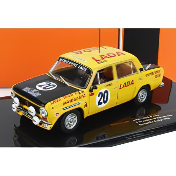 LADA FIAT - 1600R N 20 ALLY ACROPOLIS 1978 S.BRUNDZA - A.GIRDAUSKAS - YELLOW MATT BLACK /IXO 1/43 ミニカー