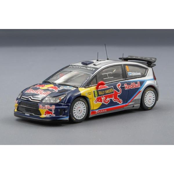 Citroen C4 WRC No8 3rd Rally Sweden 2010 K.Raikkonen/K.Lindstrom/ IXO 1/43 ミニカー