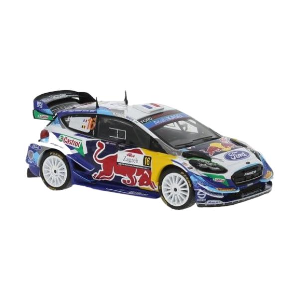 ラリークロアチア Ford Fiesta 2021 No.16 A. Fourmaux R. Jamoul / IXO 1/43 ミニカー