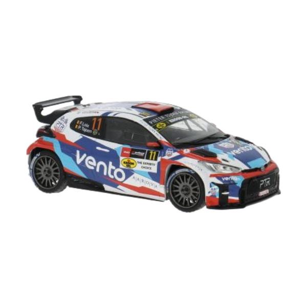 ラリーWM Toyota GR Yaris Rally2 No11 F Loix P Tsjoen / IXO 1/43 ミニカー