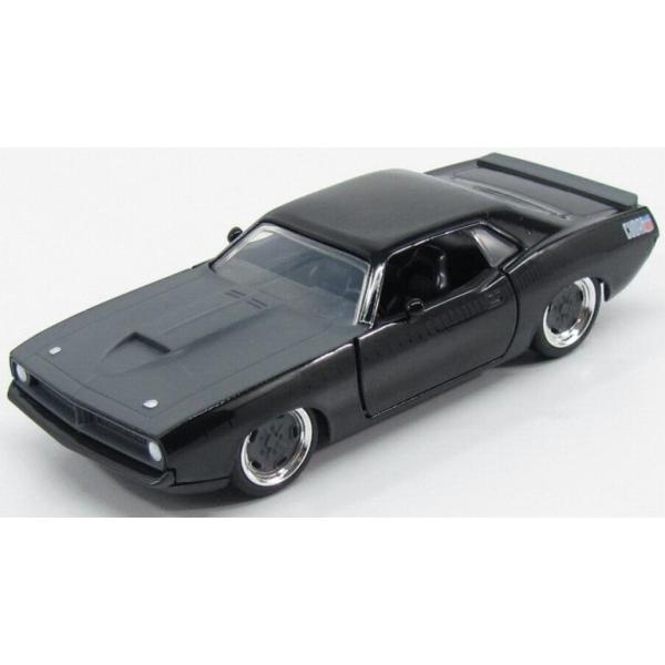 PLYMOUTHプリムス レティ バラクーダ 440 クーペ 1969 ワイルドスピード7 2015 ブラックグレー TV SERIES - MOVIE / JADA 1/32 ミニカー