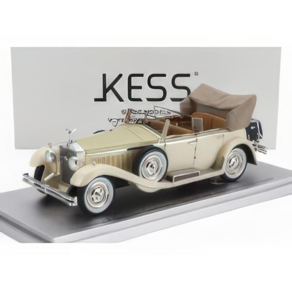 ISOTTA FRASCHINI - TIPO 8A SS CASTAGNA ch.1651 CABRIOLET OPEN 1930 - BEIGE/Kess-Model 1/43ミニカー