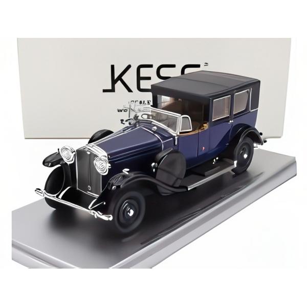 ISOTTA FRASCHINI TIPO 8A ランドレー サラ セミコンバーチブル オープン 1924 ブルー ブラック/ Kess-Model 1/43 ミニカー