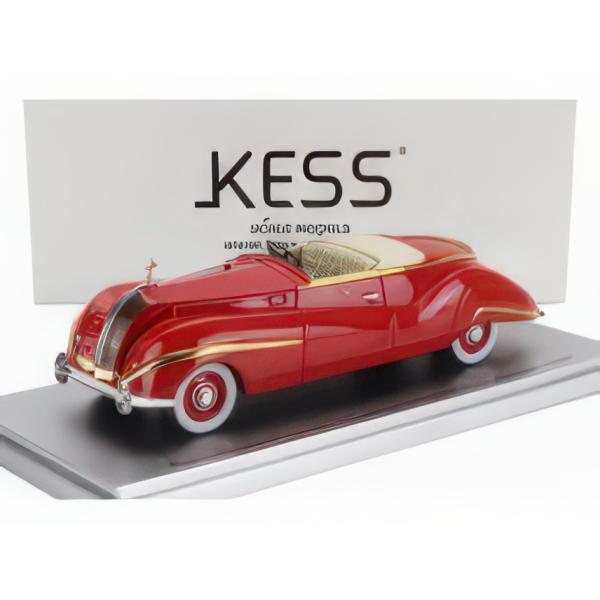 ROLLS ROYCE - PHANTOM III LABOURDETTE VUTOTAL CABRIOLET OPEN 1947 - RED GOLD/Kess-Model 1/43ミニカー