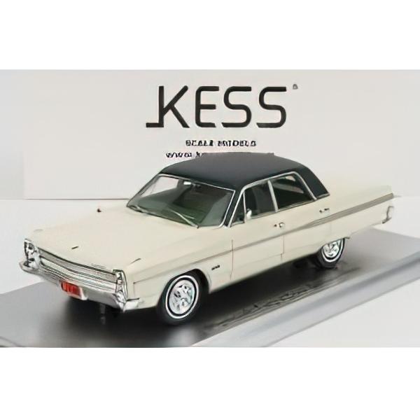 PLYMOUTH - FURY 4-DOOR SEDAN 1968 - IVORY GREEN /Kess-Model 1/43 ミニカー