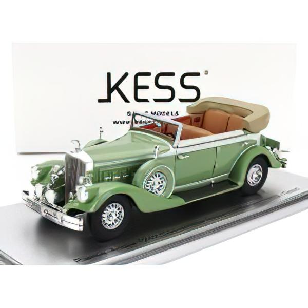 PIERCE ARROW  124 CONVERTIBLE BERLINE SEDAN LE BARON OPEN 1933  LIGHT GREEN/Kess-Model 1/43ミニカー