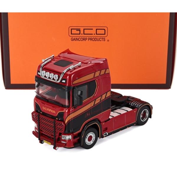Scaniaスカニア S730 V8 トラクター トラック 2ASSI 2017 レッド / GCD 1/64 ミニカー