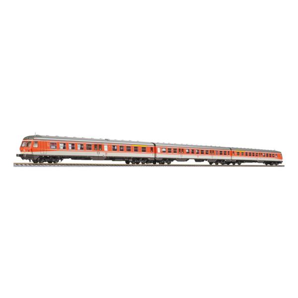 HOゲージ Liliput DB BR 614 914 Era IV 3 part diesel multiple unit AC Digital Decoder Motorola Maerklin Format