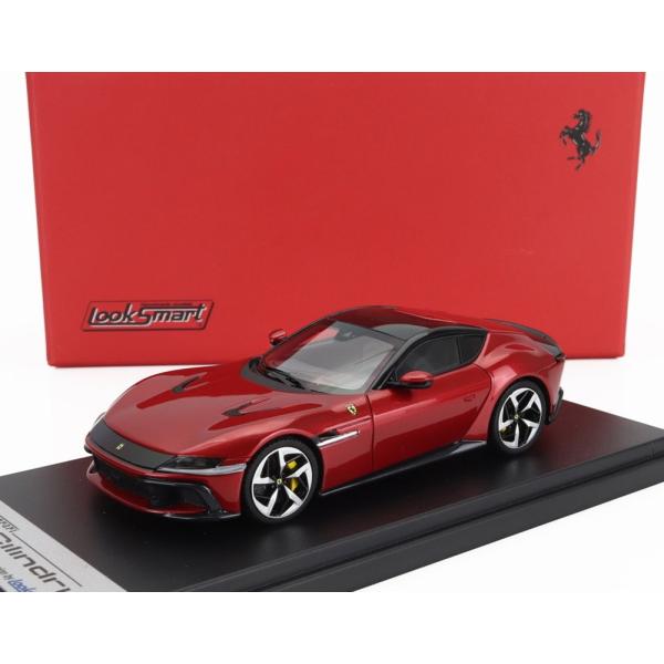 【予約】2026年発売予定FERRARI 12CILINDRI V12 830cv 2024 ロッソイモラ レッドメタリック / LOOKSMART 1/43 ミニカー