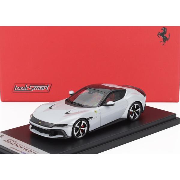 【予約】2026年発売予定FERRARI 12CILINDRI V12 830cv 2024 ビアンコアルティコ ホワイトメタリックブラック / LOOKSMART 1/43 ミニカー
