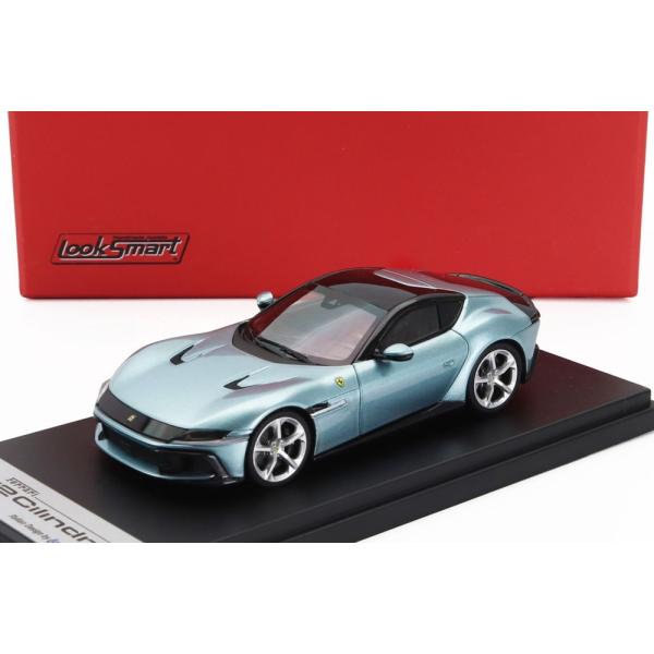【予約】2026年発売予定FERRARI 12CILINDRI V12 830cv 2024 チェレステトレヴィ ライトブルーメタリック / LOOKSMART 1/43 ミニカー