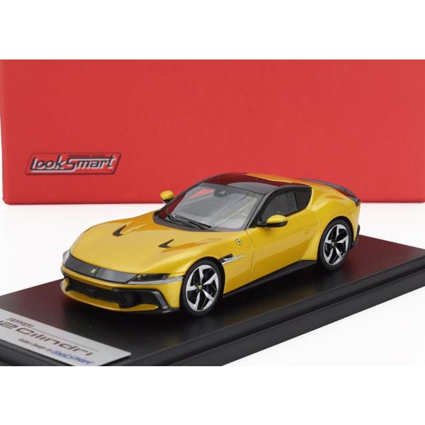 【予約】2026年発売予定FERRARI 12CILINDRI V12 830cv 2024 ジャッロモンテカルロ イエローメタリック / LOOKSMART 1/43 ミニカー