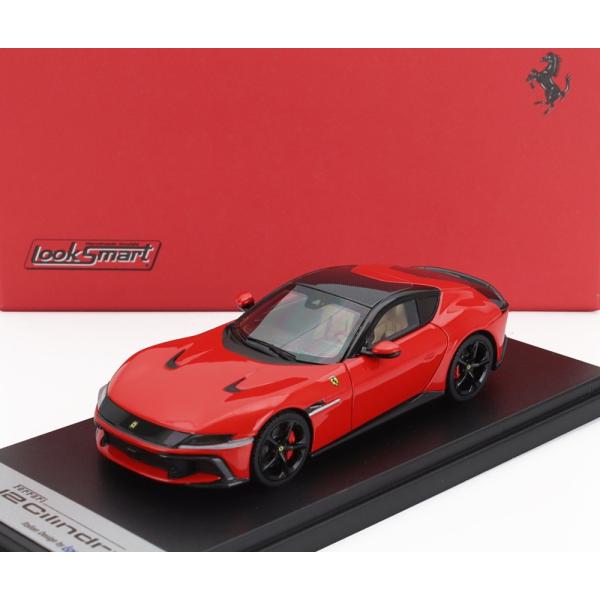【予約】2026年発売予定FERRARI 12CILINDRI V12 830cv 2024 ロッソスクーデリア レッド / LOOKSMART 1/43 ミニカー