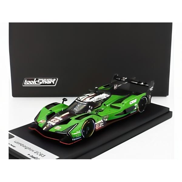 LAMBORGHINI SC63 3.8L V8 ターボ チームアイアンリンクス N63 24hルマン 2024 グリーンホワイト/ LOOKSMART 1/43 ミニカー