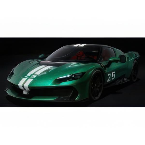【予約】12月以降発売予定FERRARI 296 スペチアーレ N 25 2025 ヴェルデニュルブルクリンク グリーン ホワイト/ LOOKSMART 1/43 ミニカー
