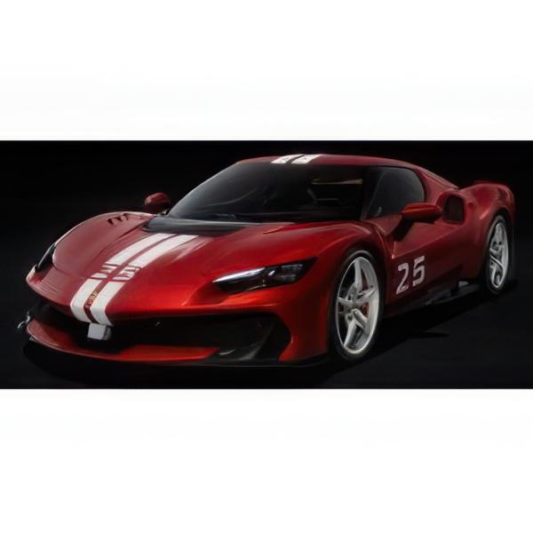 【予約】12月以降発売予定FERRARI 296 スペチアーレ N 25 2025 ロッソポルトフィーノ レッド ホワイト/ LOOKSMART 1/43 ミニカー