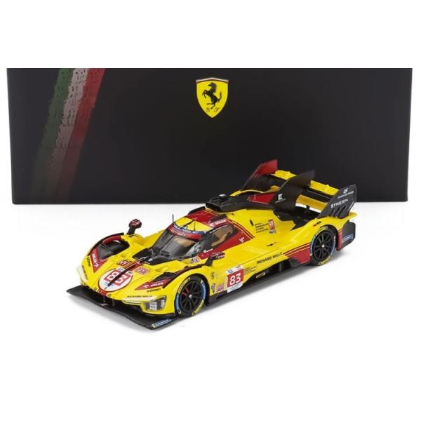 FERRARI 499P 3.0L TURBO V6 TEAM AF CORSE N 83 ル・マン 2024 R.クビサ R.シュワルツマン Y.YE / LOOKSMART 1/64 ミニカー