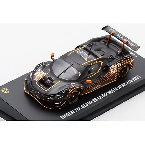 【予約】2026年発売予定FERRARI 296 GT3 GR RACING No.86 ルマン24時間 2024 R.PERA/D.SERRA ブラック/オレンジ/ LOOKSMART 1/64 ミニカー