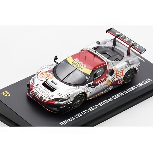 【予約】2026年発売予定FERRARI 296 GT3 VISTA AF CORSE No.55 ルマン24時間 2024 A.ROVERA/F.HERIAU シルバー/レッド/ LOOKSMART 1/64 ミニカー