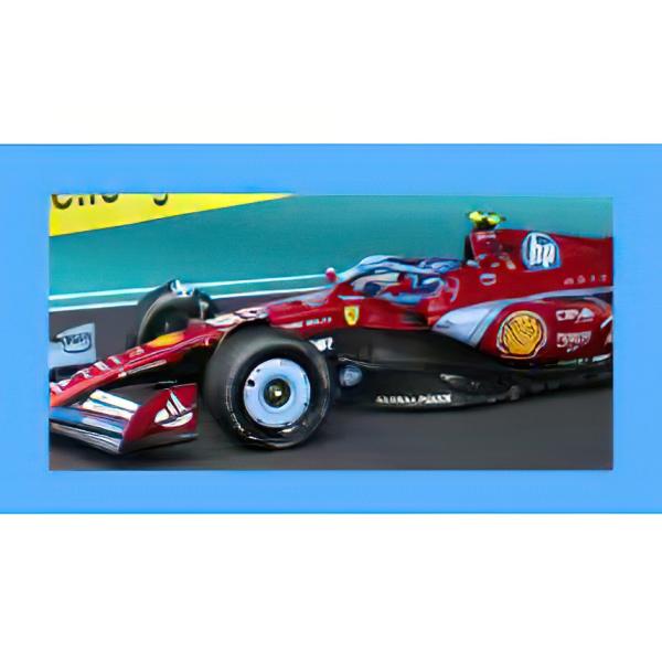 【予約】12月以降発売予定FERRARI F1 SF24 TEAM SCUDERIA FERRARIN 55 5th MIAMI GP 2024 CARLOS SAINZ  RED LIGHT BLUE/LOOKSMART 1/43ミニカー