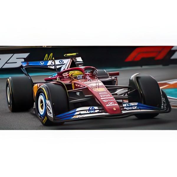 【予約】12月以降発売予定FERRARI F1 SF25 TEAM SCUDERIA FERRARI HP N 44 MIAMI GP 2025 ルイス・ハミルトン レッド ブルー ホワイト/ LOOKSMART 1/43 ミニカー