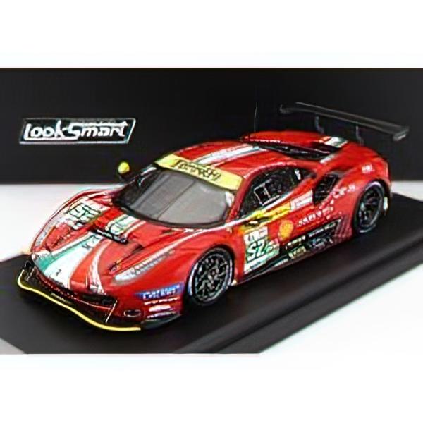 FERRARIフェラーリ 488 GTE EVO 3.9L TURBO V8 TEAM AF CORSE N 52 3rd LMGTE PRO CLASS 24h LE MANS 2022 M.MOLINA - A.FUOCO - D.RI...
