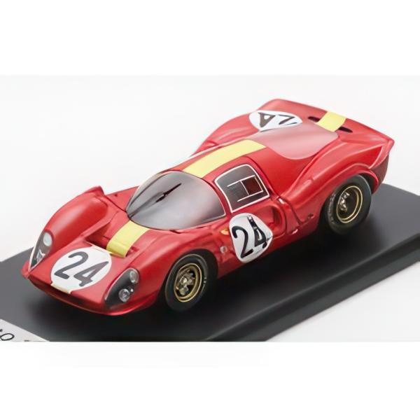 【予約】12月以降発売予定FERRARI 330 P4 4.0L V12 TEAM EQUIPE NATIONAL BELGE N 24 3位 24h LE MANS 1967 ウィリー・メレス ジャン・ブラトン・ブールリス レッド イエロ...