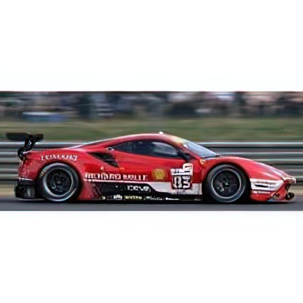 Ferrari 488 GTE 2023年 ルマン24時間レース #83 Companc Wadoux Rovera/ LOOKSMART 1/43 ミニカー