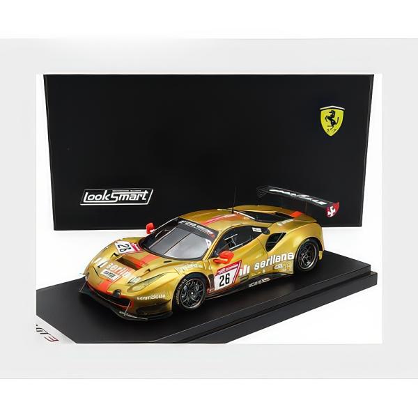 フェラーリ 488 GT3 Evo チーム オクタン126 Serliana ゴールド #26 24時間ニュルブルクリンク 2022 Bjorn Grossmann Jonatha